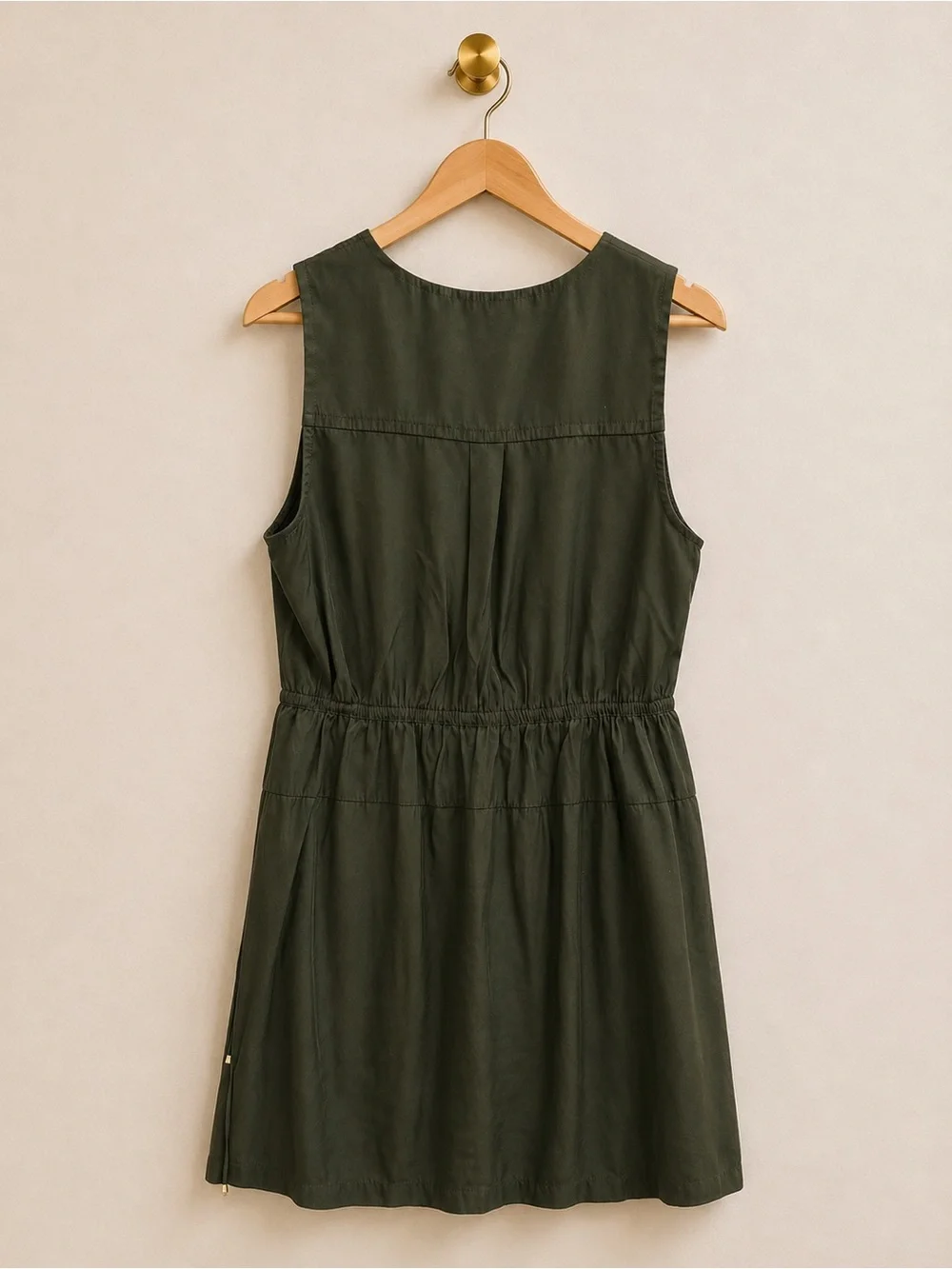 Ann Taylor | Dresses | Ann Taylor Dark Olive Green Utility Dress Size ...